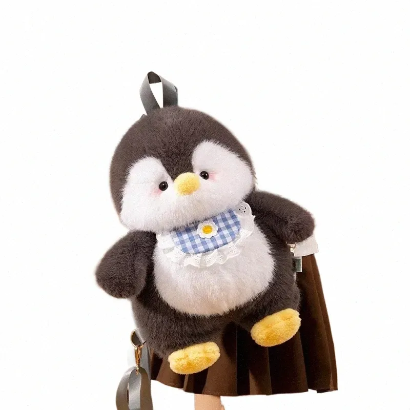 Kawaii Highland Cow Penguin Plush Duck Backpack Cute Cartoon Animal ...