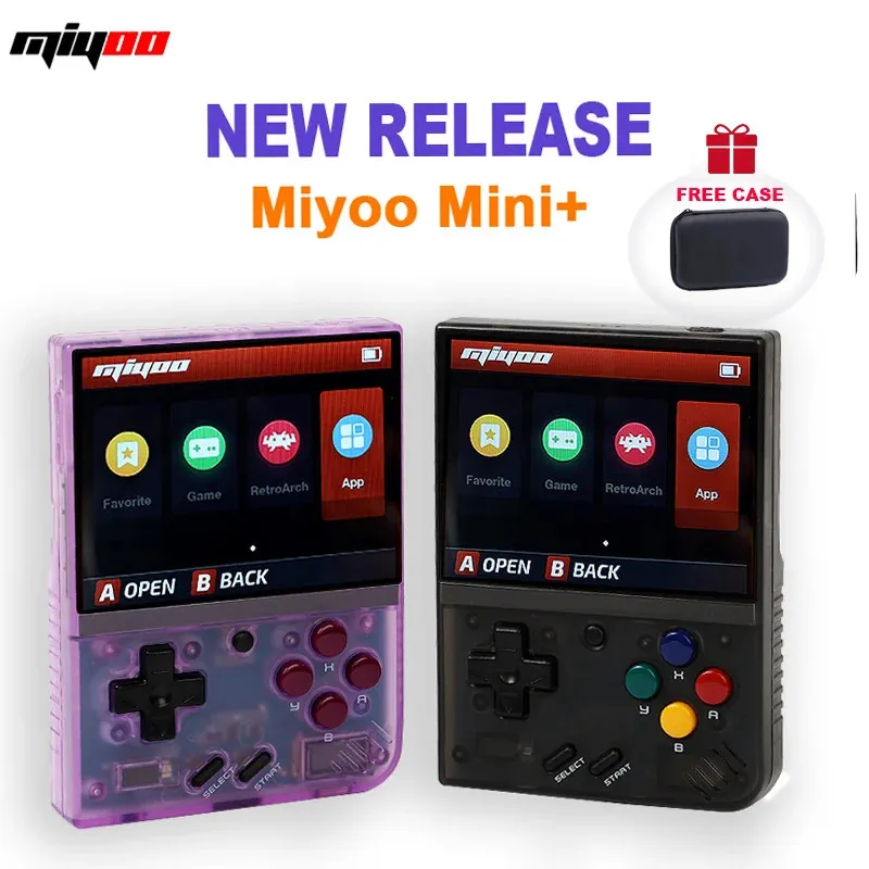 MIYOO Mini Plus Console De Jeu Rétro Portable 3.5 OCA IPS HD Screen ...