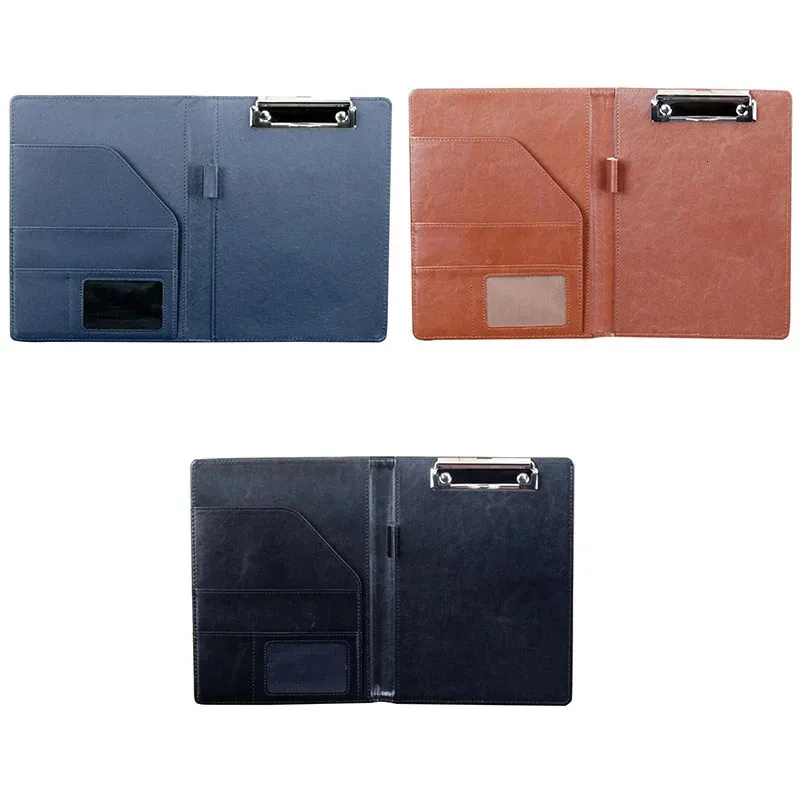 DHgate.com:A5 Waterproof Leather Document Bag with Clipboard, Expanding ...