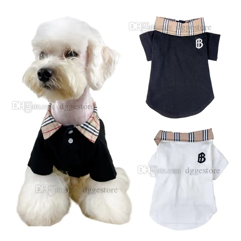 Designer Dog Clothes Luxurious Dog Apparel Embroidered Letters Dog Polo ...