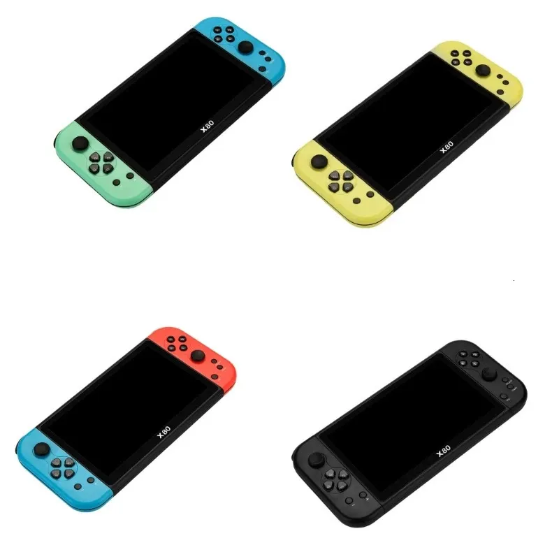 DHgate.com:X80 Portable Handheld Game Console, 7-Inch Screen, Quad-Core ...