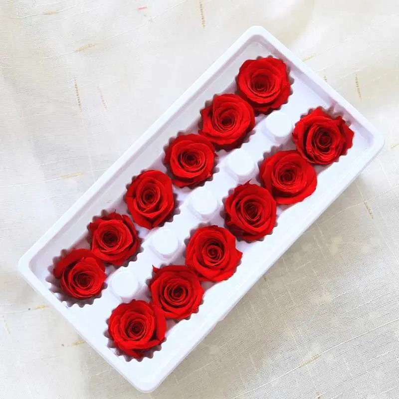 DHgate.com:12Pcs B Grade 3-4cm Preserved Flowers, Faux Floral Greenery ...