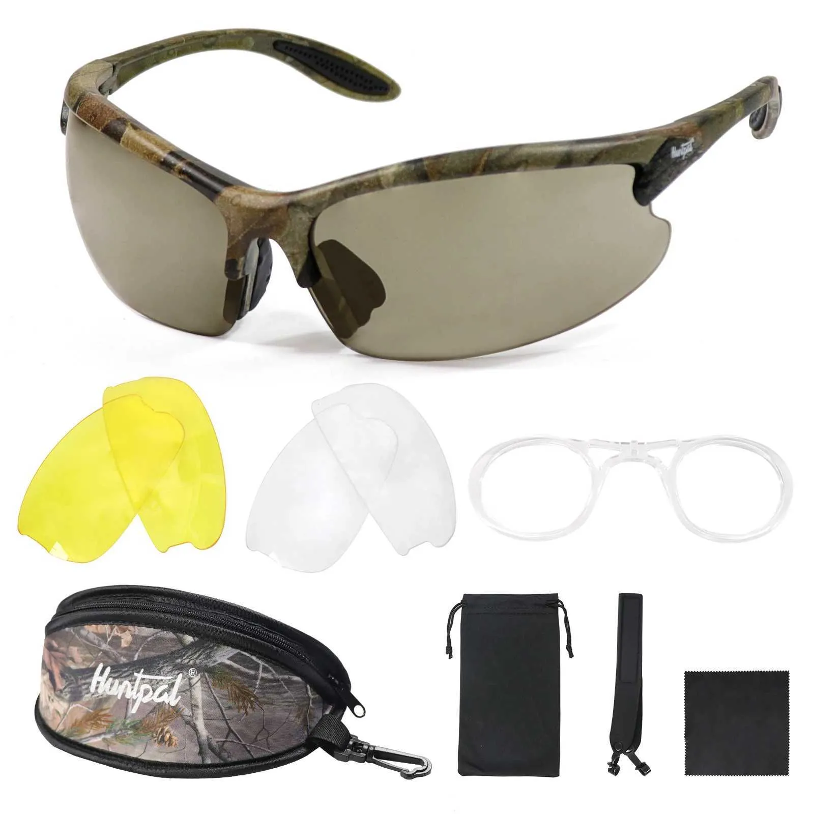 Tactical Camouflage Airgun Acrylic Glasses Set 3 Ns Shooting Goggs ...