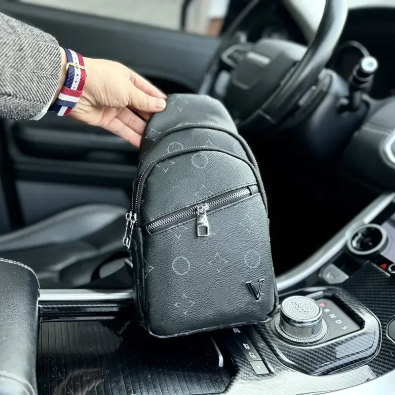 Designer Men's Shoulder Bag Luxury Crossbody Mobile Phone Wallet In Original Fabric & HD ...