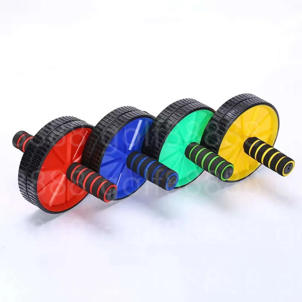 DHgate.com:Updated Double Ab Wheel Rollers - Core Exercise Equipment ...