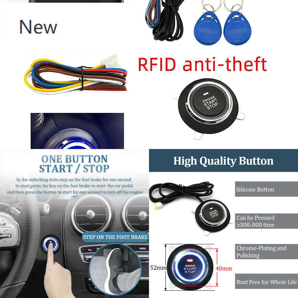Automotive Door Unlock Kit, Remote Engine Starter With Keyless Entry ...