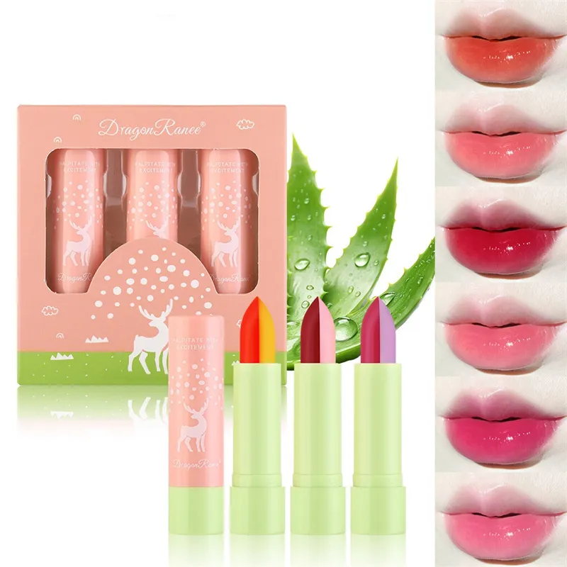 Temperature Color Changing Lipstick - 2 Shades, Long-Lasting ...