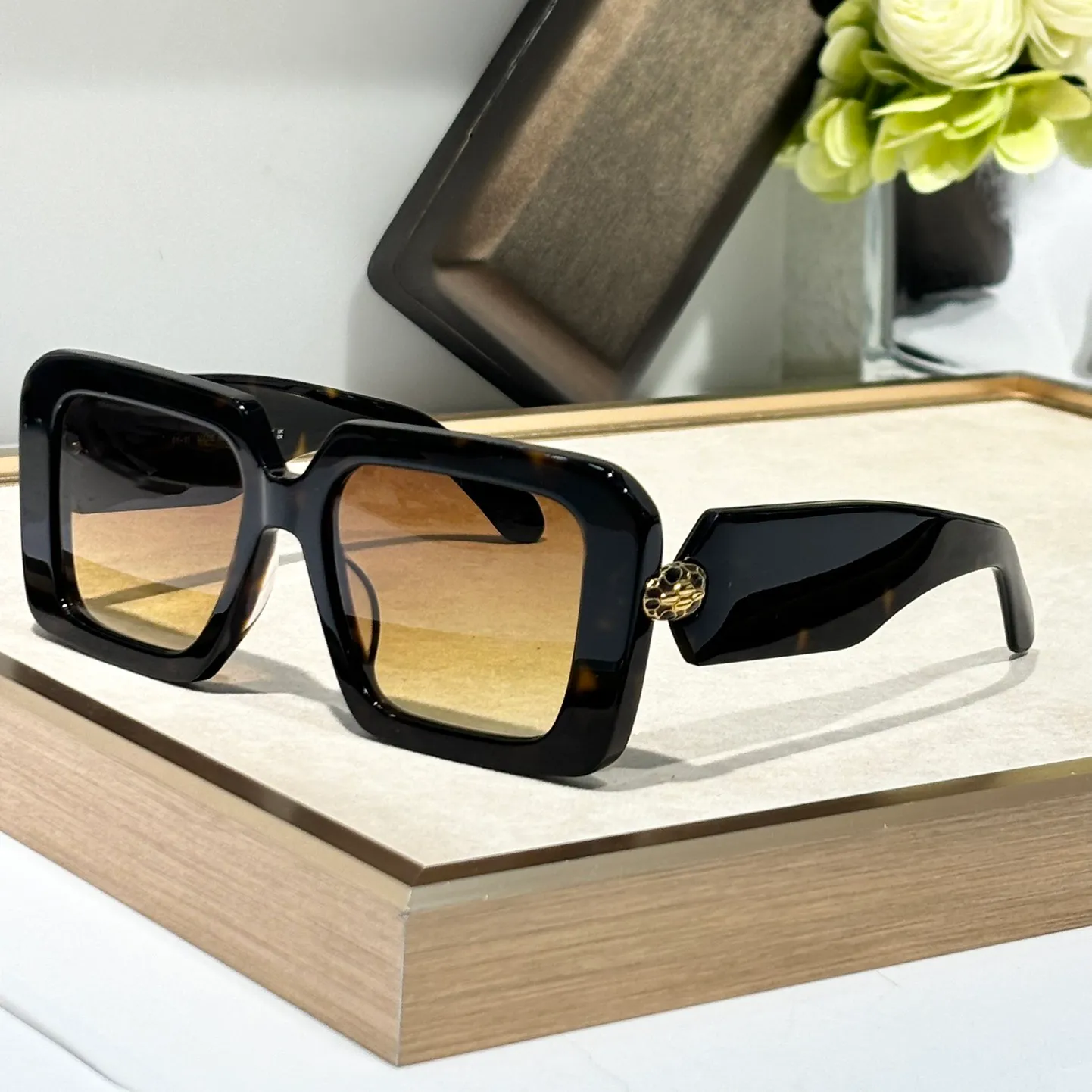 Avant Garde Designer Sunglasses | Anti UV Acetate Square Goggles From ...