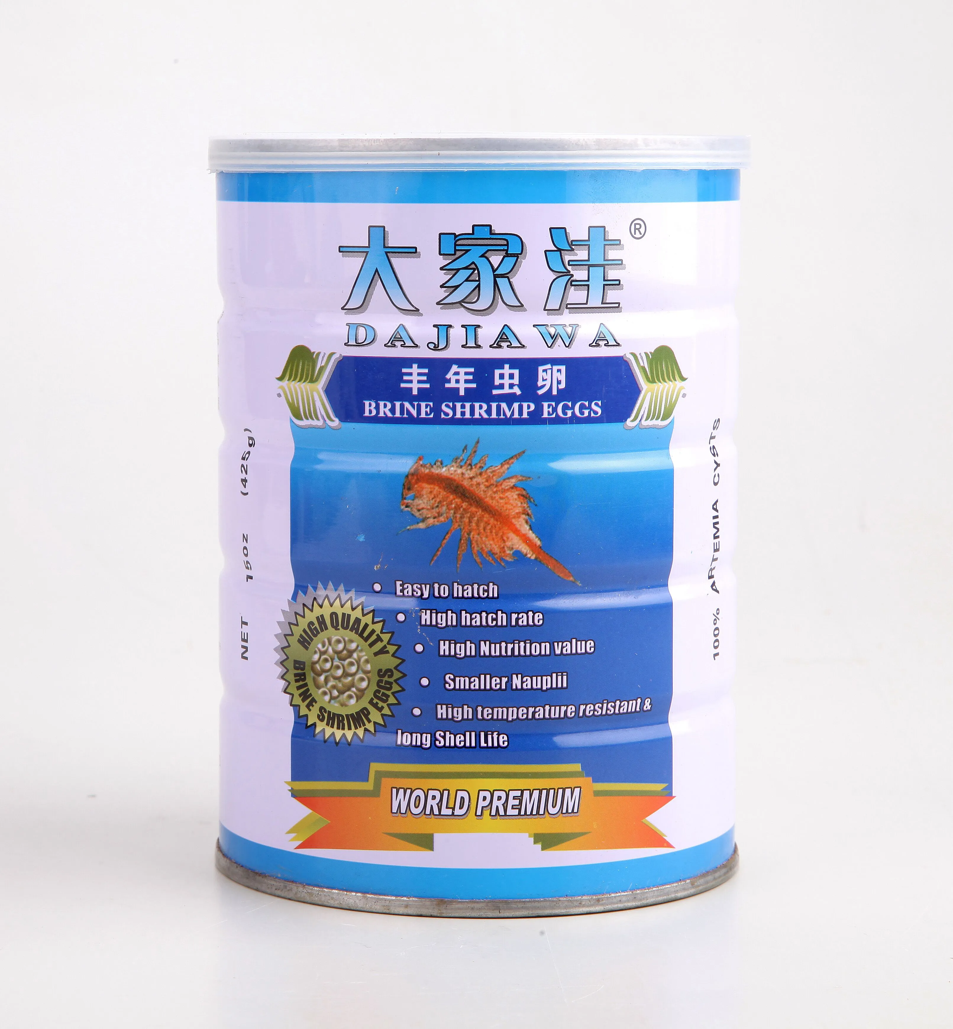 Fish Food With Spirulina, High Protein Artemia Cysts Brine Shrimp Eggs ...