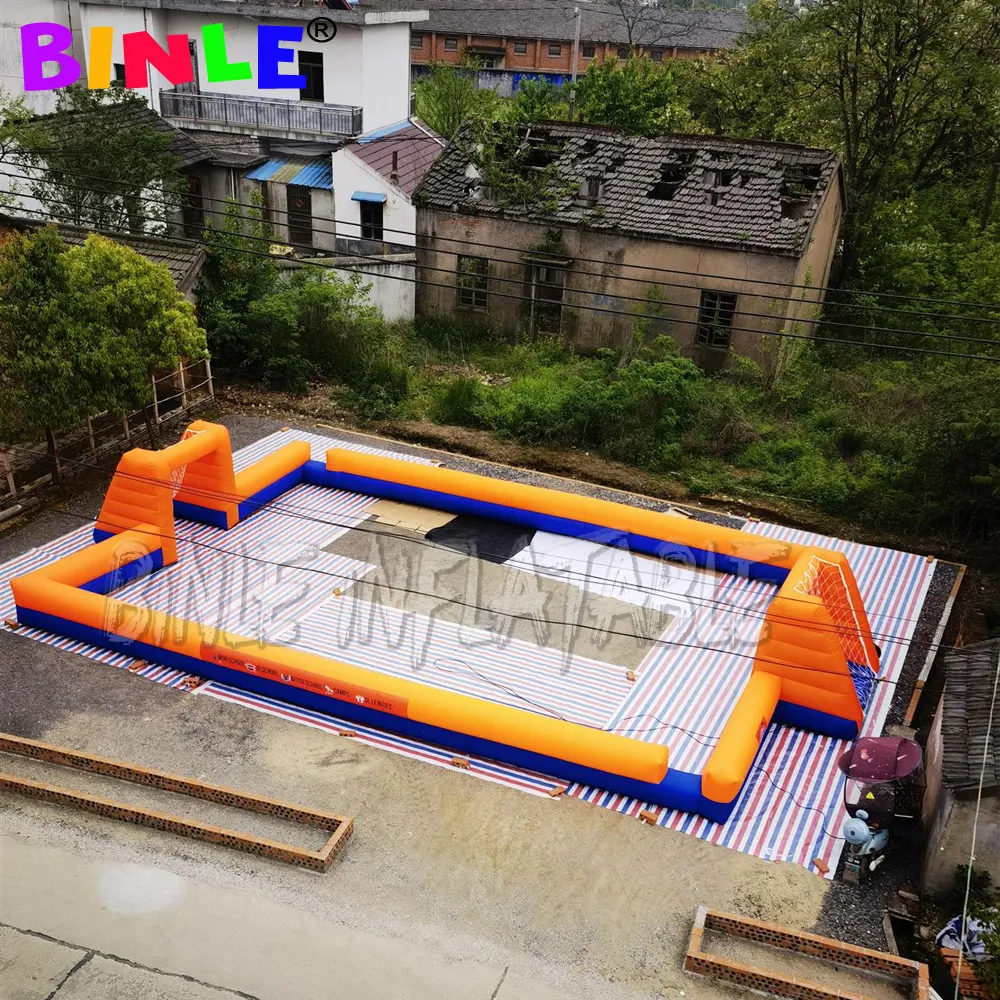 Custom Portable Inflatable Football Pitch Outdoor Soccer Field Arena ...