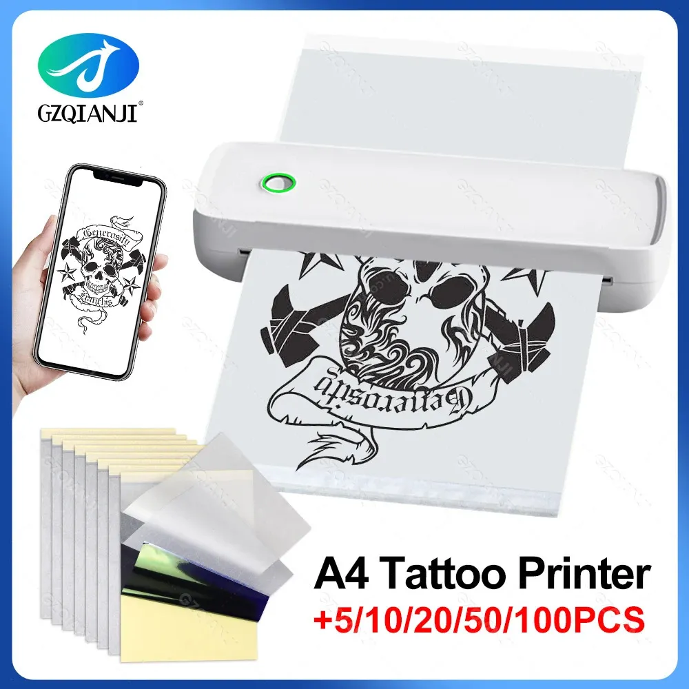 Tattoo Stencil Printer Thermal Transfer Machine: Portable A4 Thermal ...