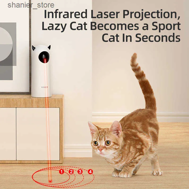 DHgate.com:Interactive Cat Toy with LED Laser, Automatic Smart Teasing ...
