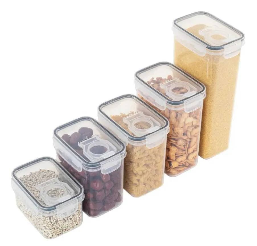 Food Savers Airtight Pantry Food Storage Containers with Lid Kitchen ...