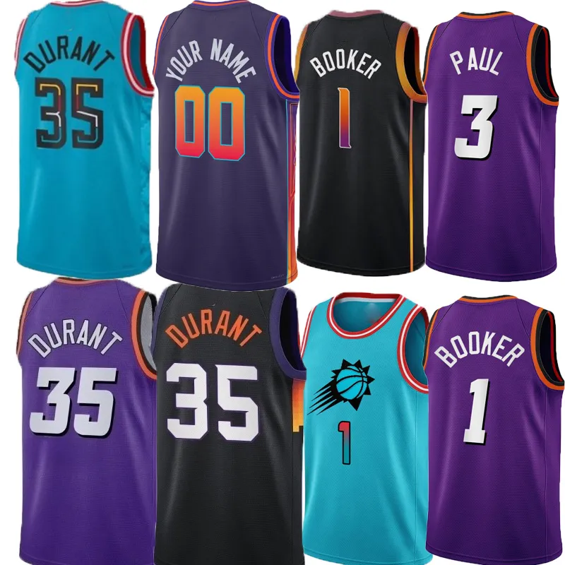 Men's Women's Basketball Shirts Featuring Devin Booker, Kevin Durant, Jusuf Nurkic, Royce O ...