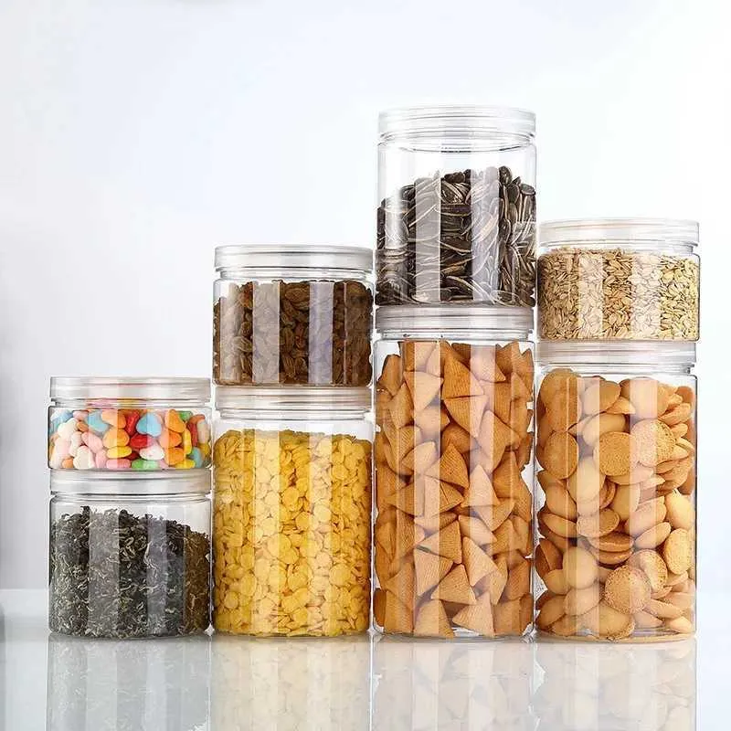 Foodsaver airtight plastic food storage containers circular transparent ...
