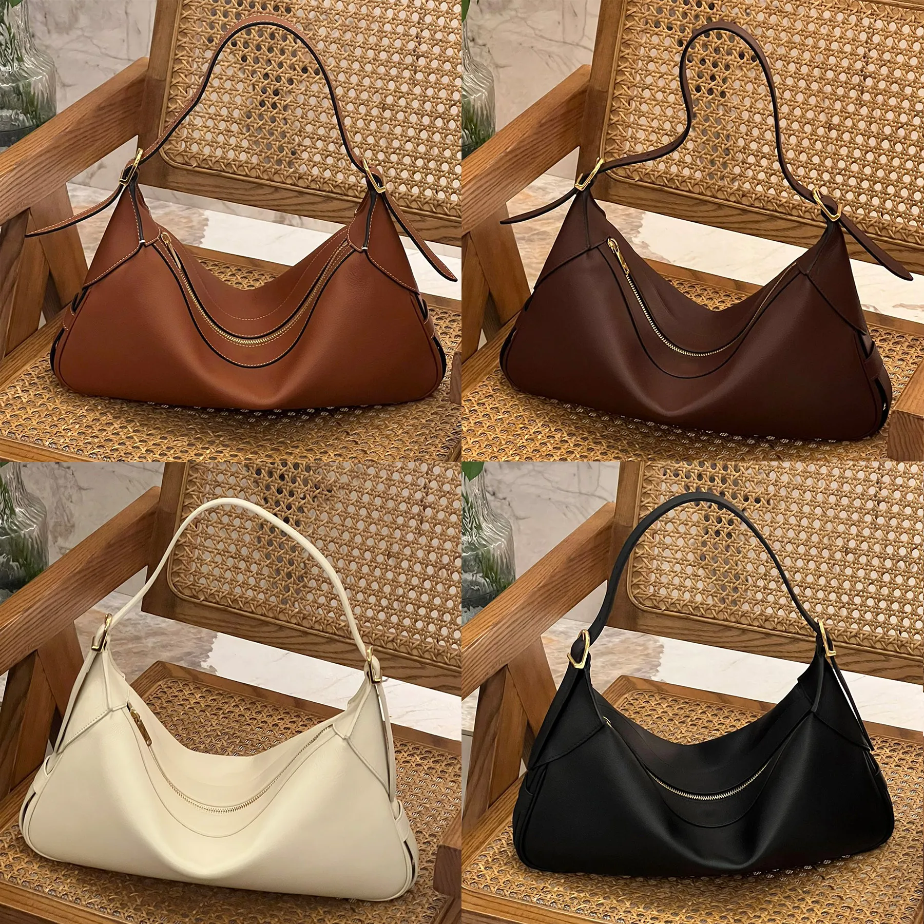 Elegant Calfskin Shoulder Bag with Adjustable Strap and Luxurious Suede ...