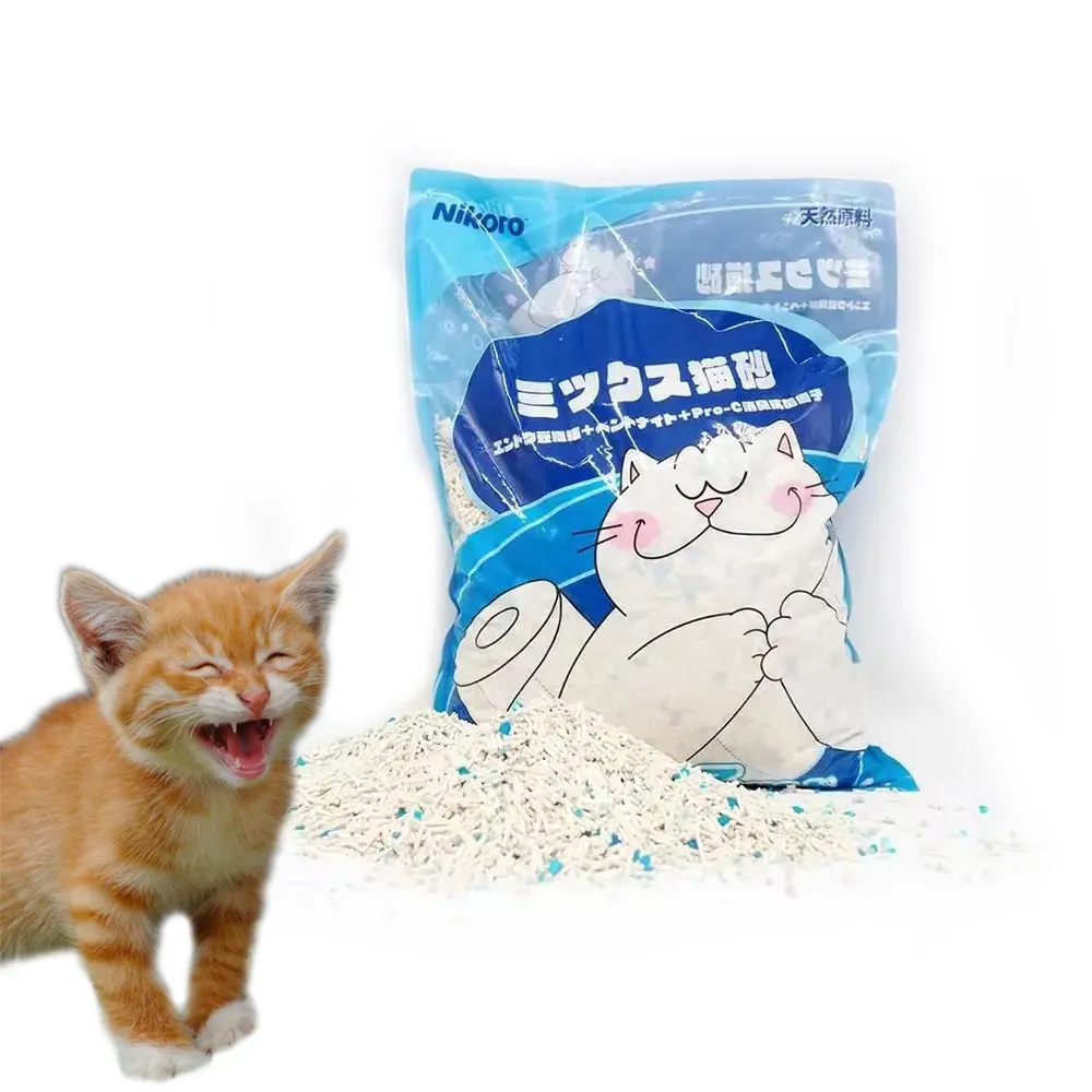 Japanese Nikoro Clumping Cat Litter - Quick-Mix, Odor Control, Low Dust ...