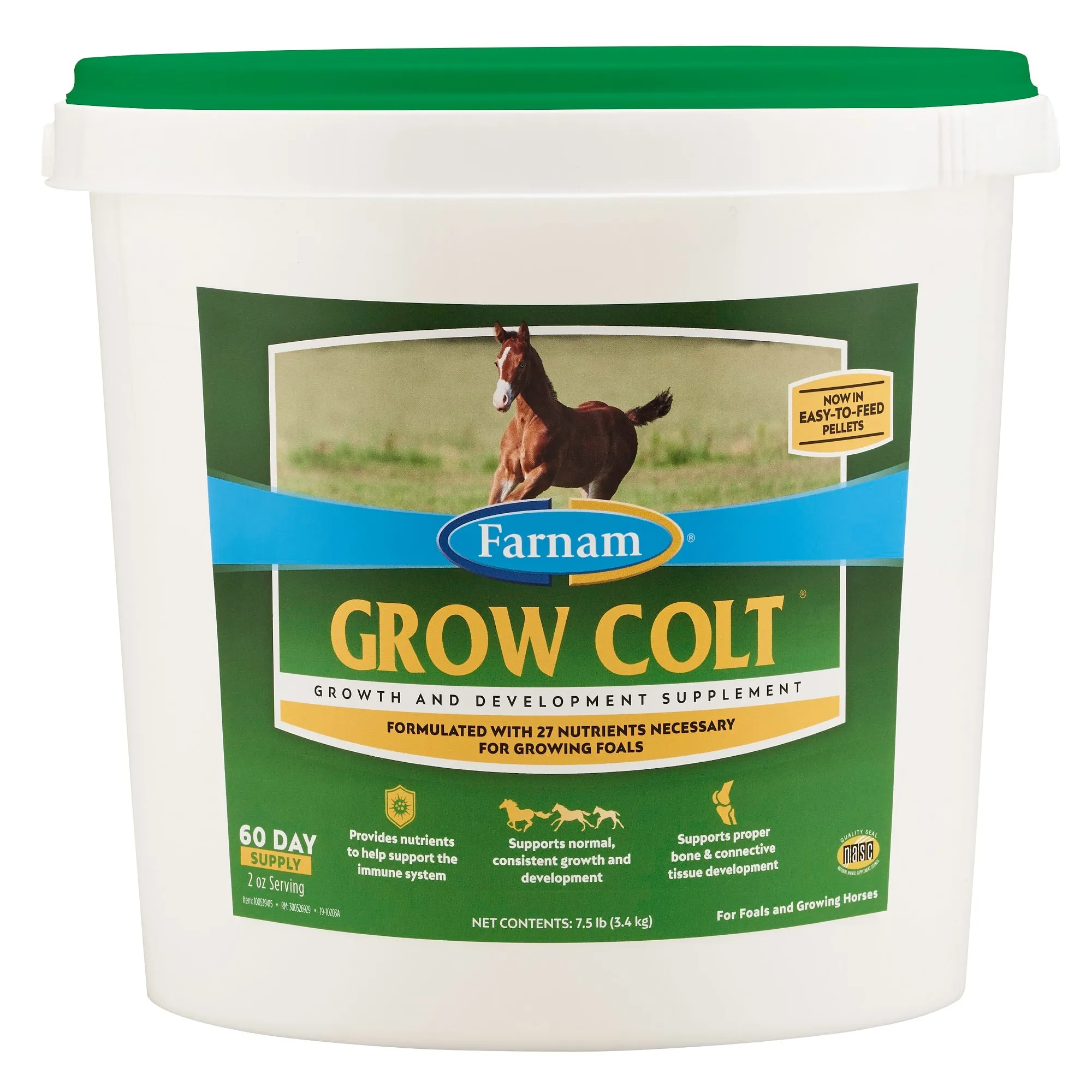 Colt Growth Development Supplément |Alimentation De 60 Jours |7,5 Lb ...