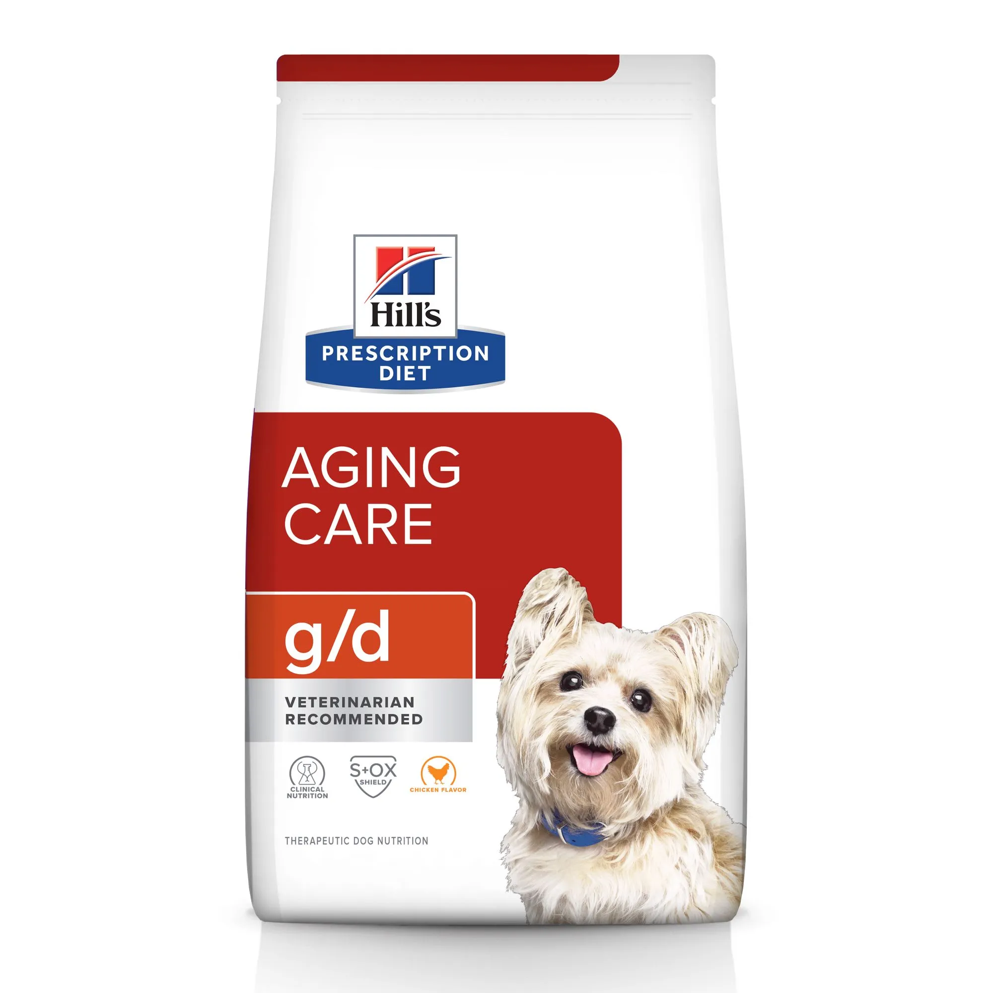 Hill's Prescription Diet g/d Aging Care Chicken Dry Dog Food - 8.5 lbs ...