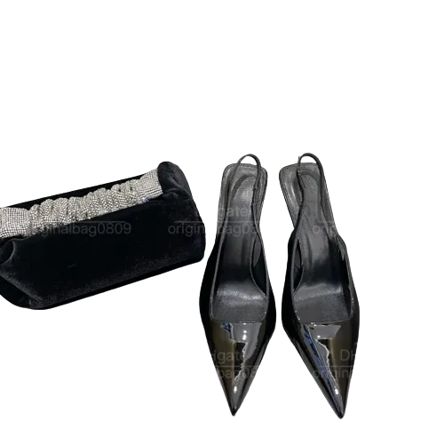 Bulk New Patent Real Leather Designer Transparent Sandals With Wrapped ...