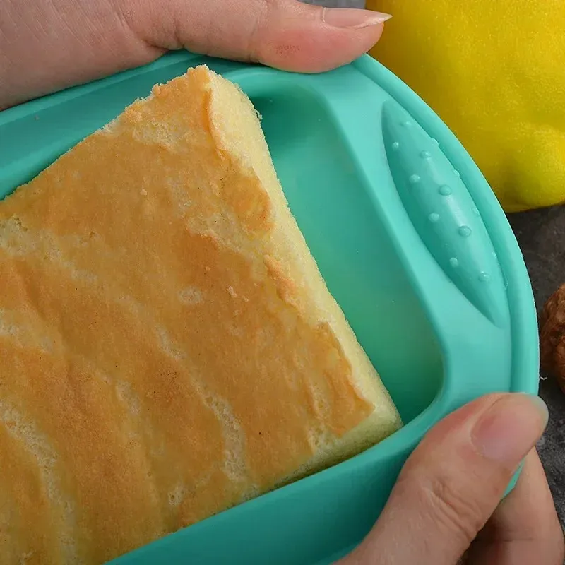 DHgate.com:Silicone Bread Pan Mold - 11 Loaf Toast Pans, Square Baking ...