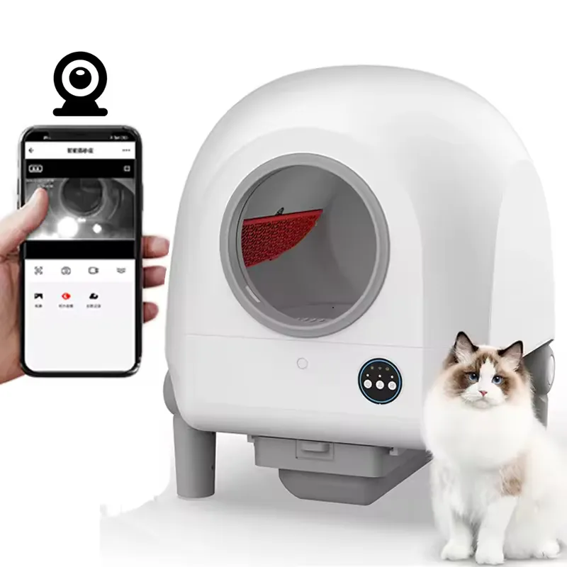 DHgate.com:Automatic Self-Cleaning Cat Litter Box with App Control ...