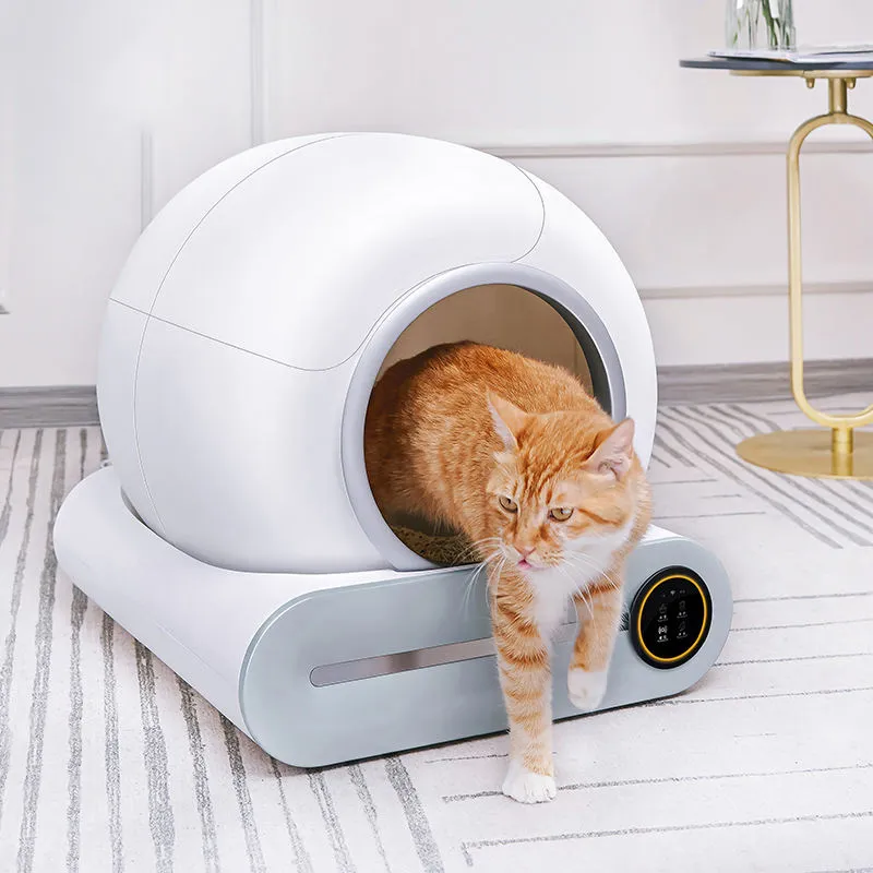 Automatic Self-Cleaning Cat Litter Box - Enclosed, Oversized, Smart Pet ...