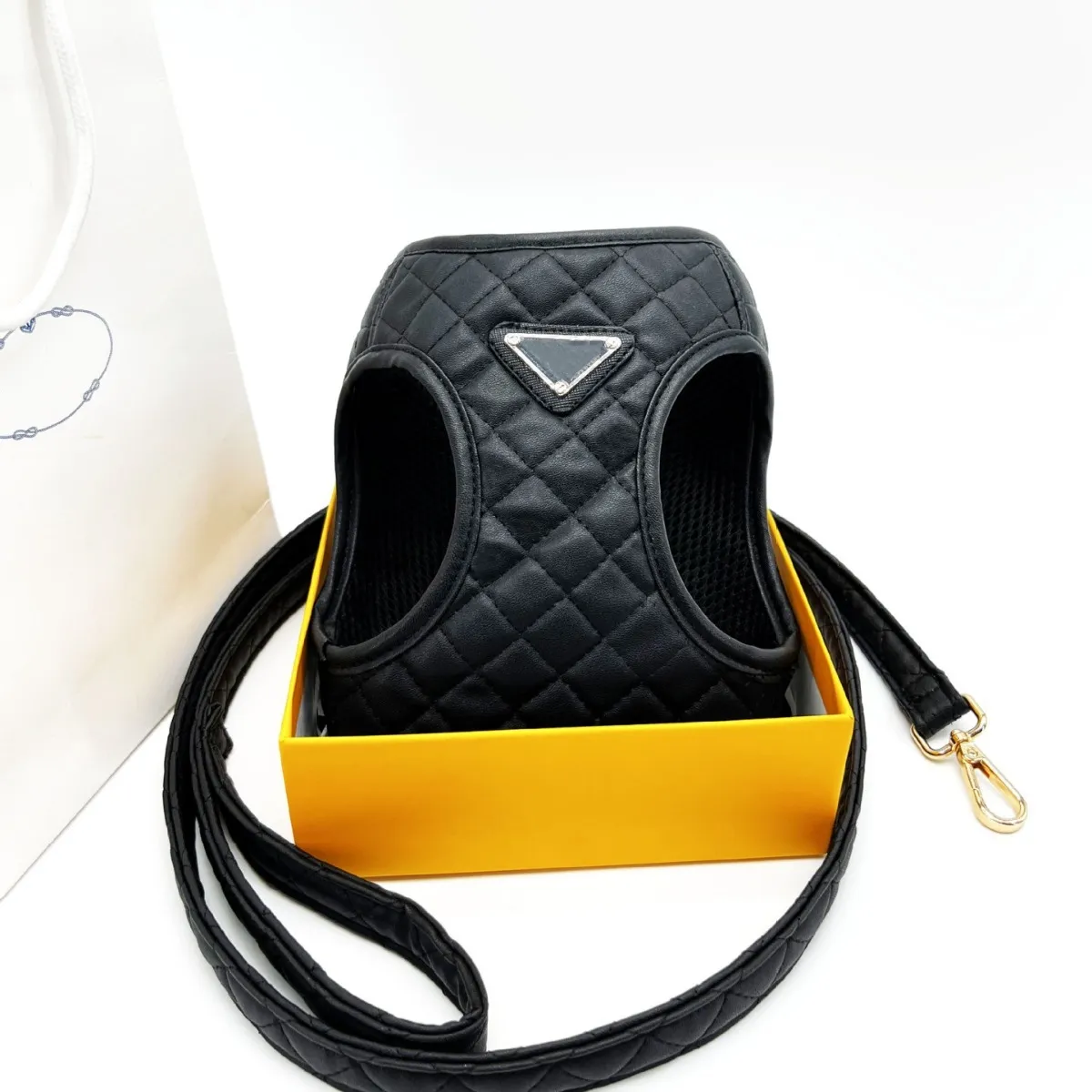 Designer Dog Harness Leashes Set Adjustable PU... From Dggpetstore, $12 ...