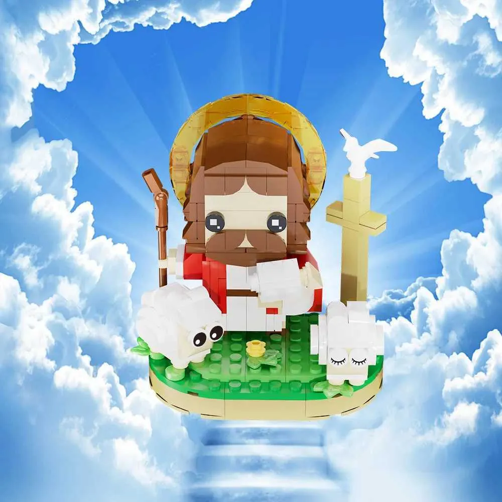 DHgate.com:Classic Shepherd Building Blocks for Kids - Easter Jesus ...