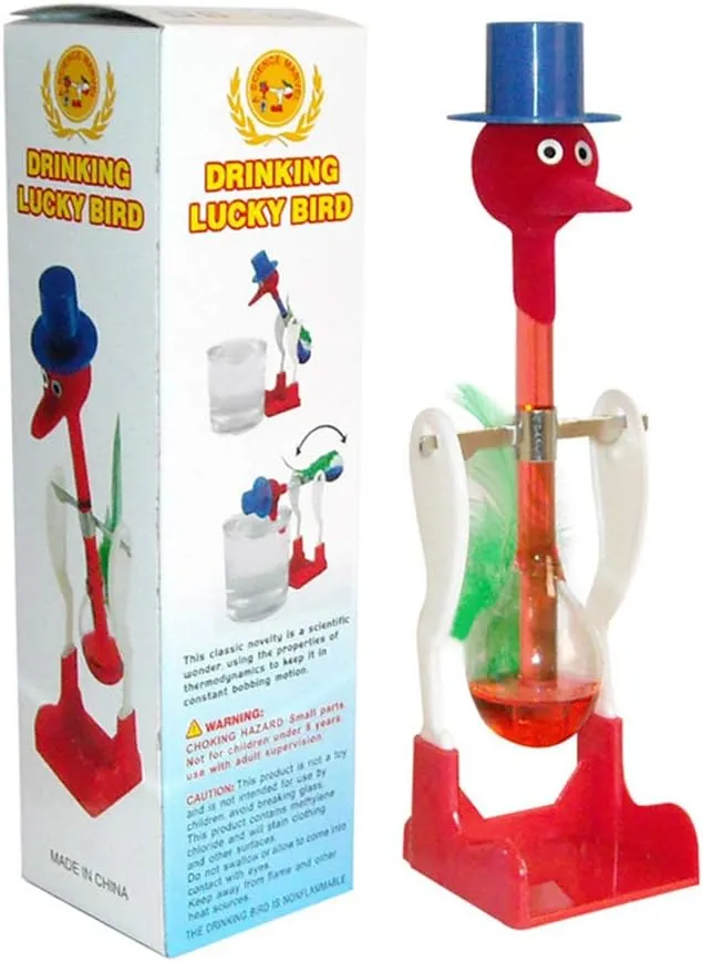 Funny Duck Toy: Perpetual Motion Drinking Bird - Swinging Sticks Desk ...