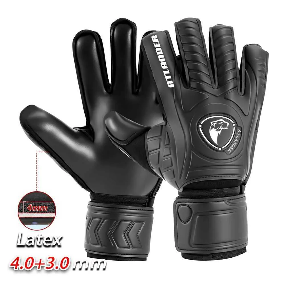 Finger Save Goalkeeper Football Gloves High Quality Latex Protection ...