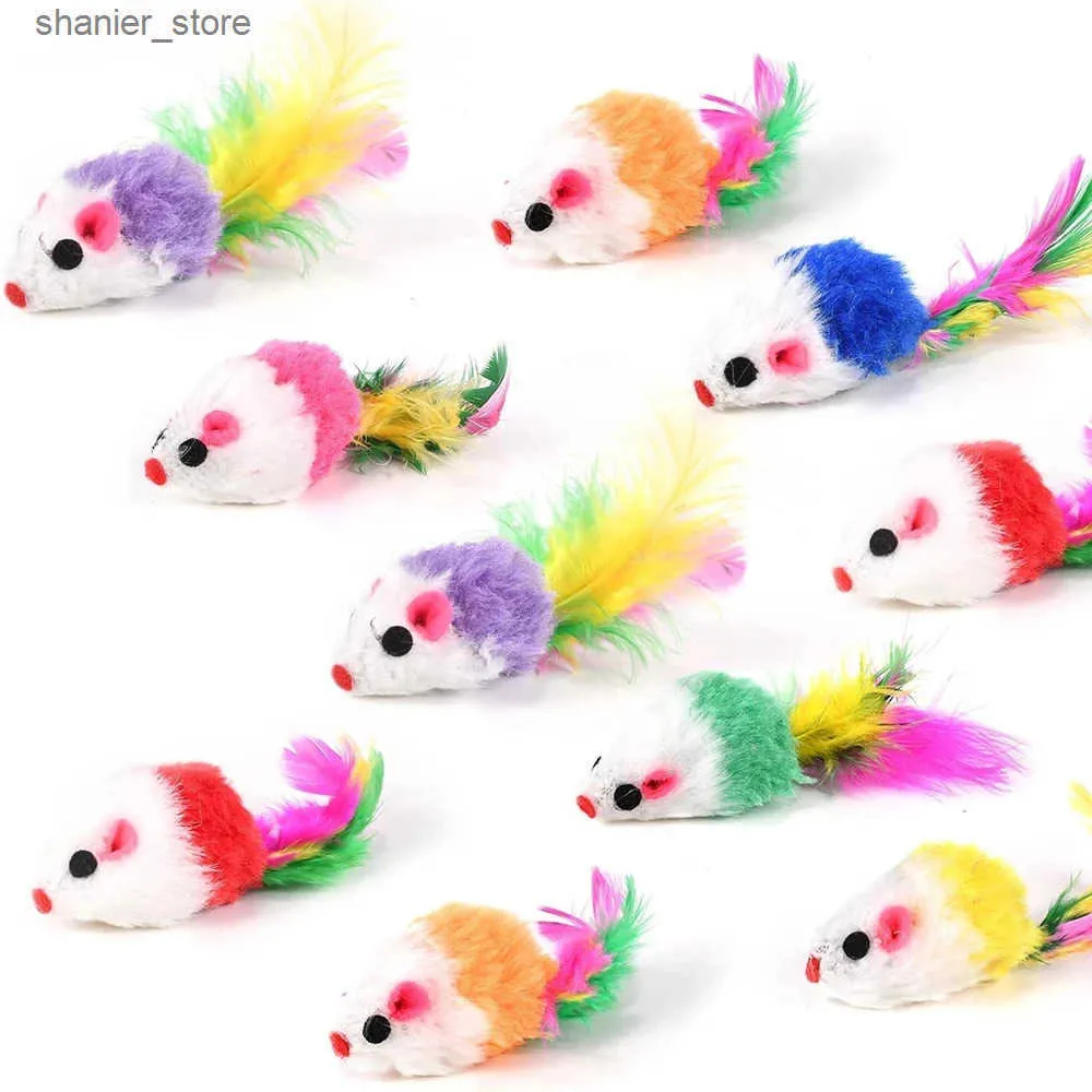 DHgate.com:Interactive Plush Cat Toys with Colorful Feathers & Tails ...