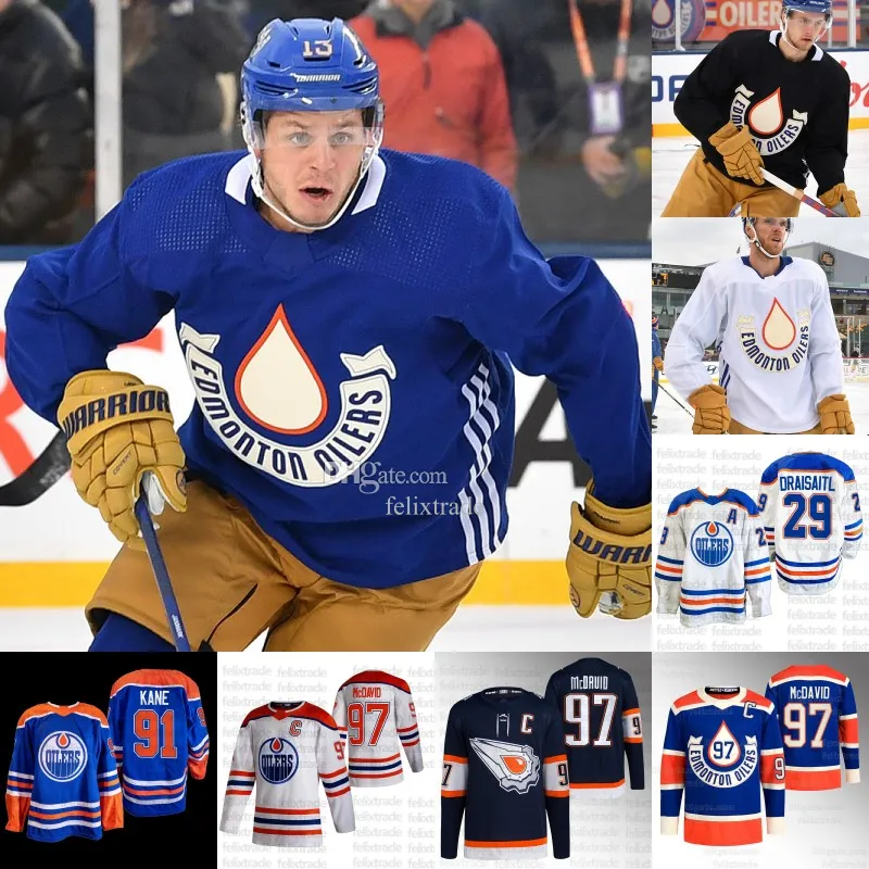 Connor McDavid 2023 Heritage Classic Oilers Jersey Leon Draisaitl Ryan ...