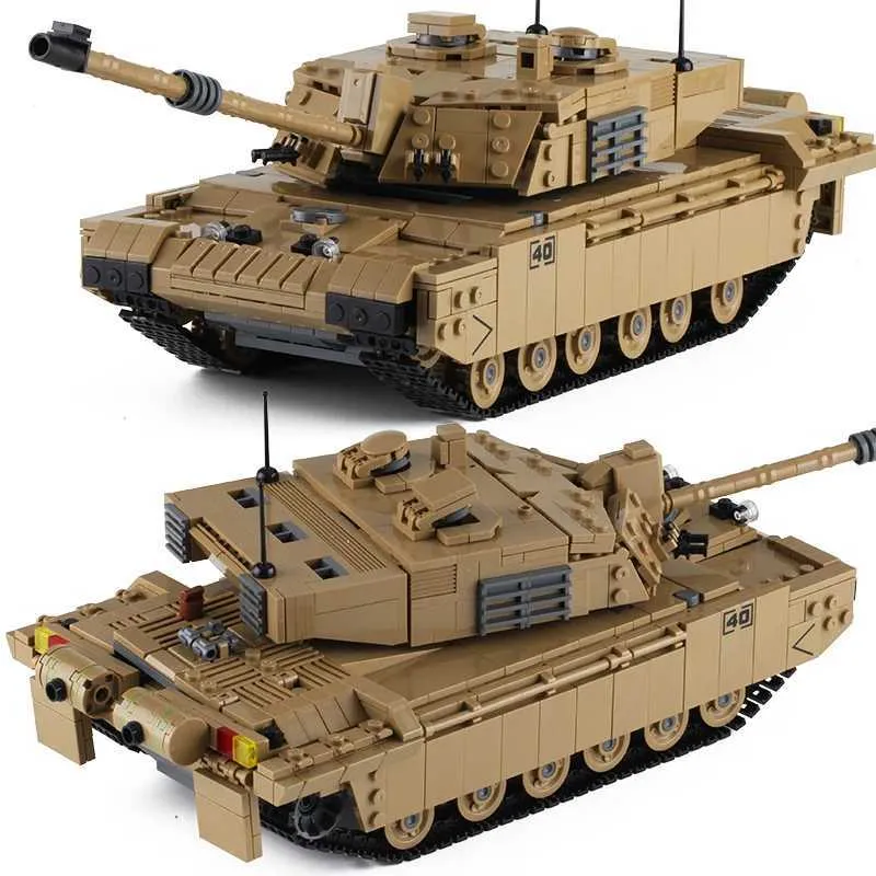 Challenger 2 Tank Building Blocks - Educational Assembly Toy, Perfect ...