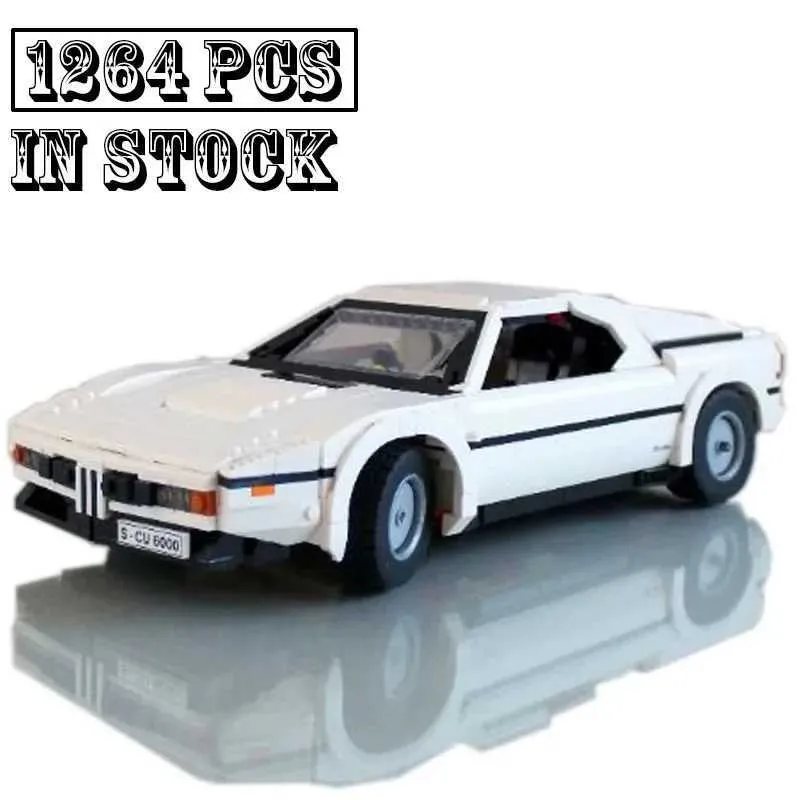 MOC Technology M1 Racing Car Building Blocks DIY Hypercar Model Kit For ...