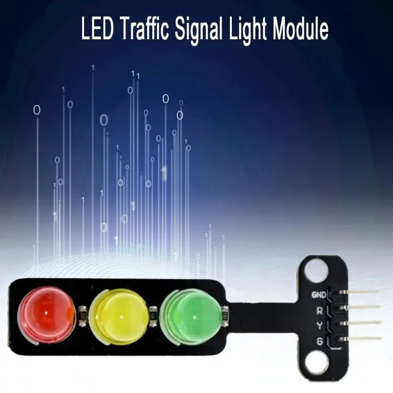 10-Pack Mini 5V Traffic Light LED Module: DIY RGB Traffic Light Kit for ...