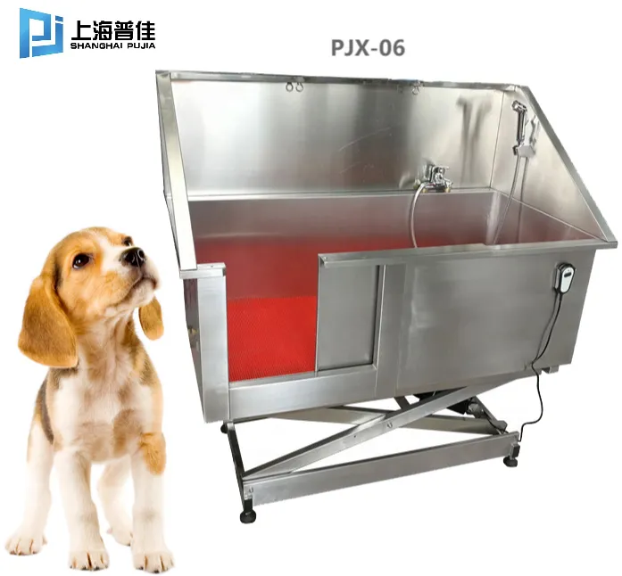 DHgate.com:Stainless Steel Walk-In Pet Grooming Tub with Movable Door ...