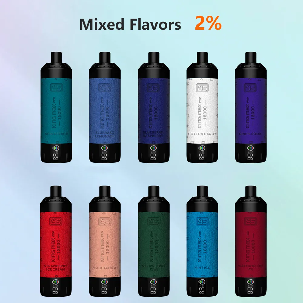 New Puff 18000 Disposable Vapes BS King Max Pro 18000 Puff 18k Vaper ...