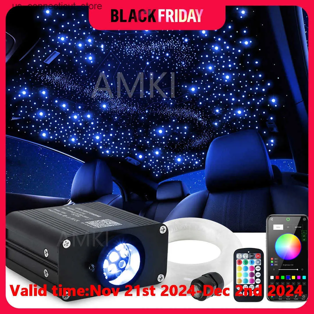 Twinkle Star Lights for Car Sky, LED Fiber Optic Ceiling Ambiance, RGBW ...