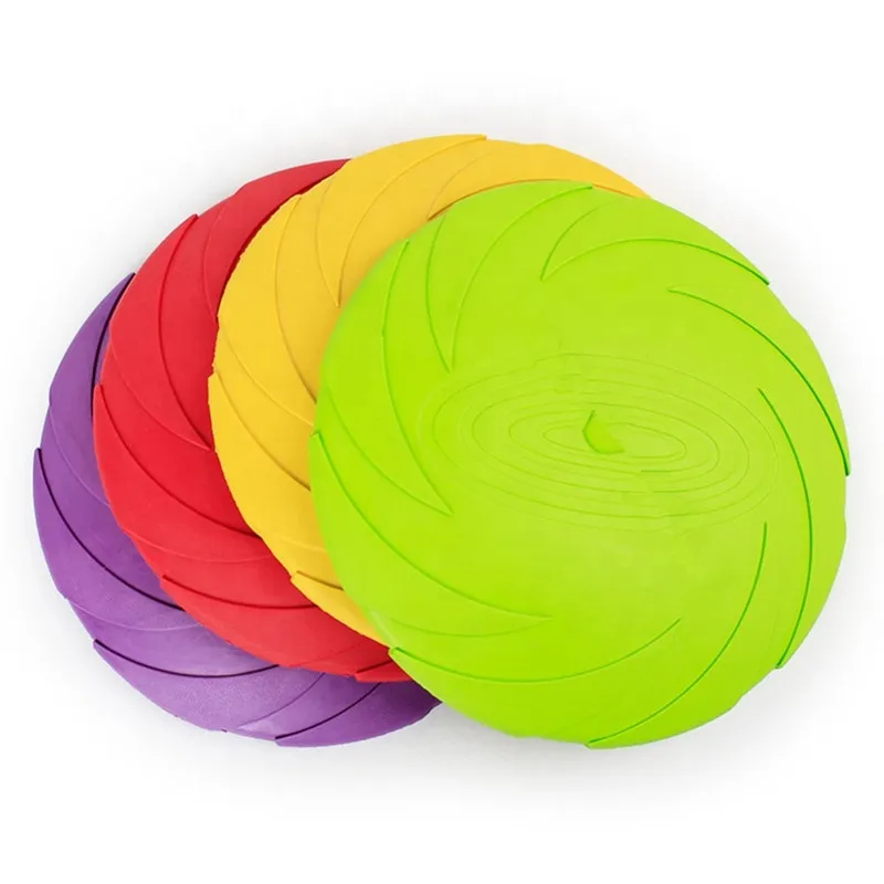 DHgate.com:Natural Rubber Floating Dog Frisbee - Durable & Safe Fetch ...