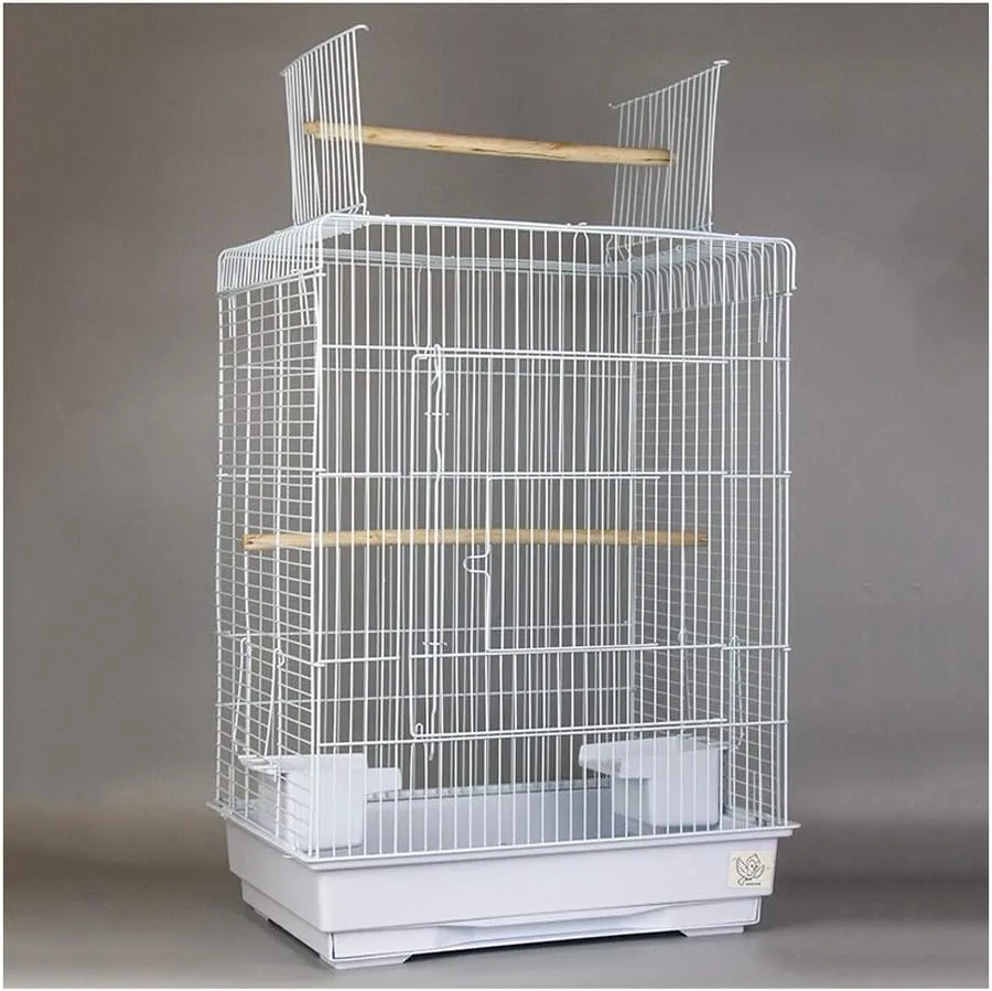 Cage Metal Open Top Large Bird Cage For Budgies Lovebirds Finches ...
