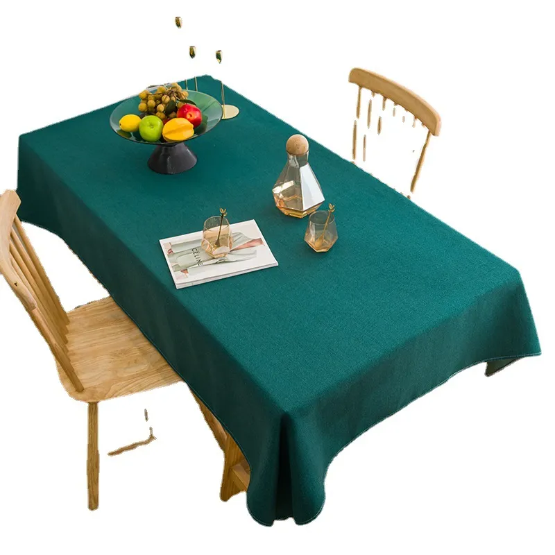 2025 Waterproof Rectangular Tablecloth With Placemats For Students ...