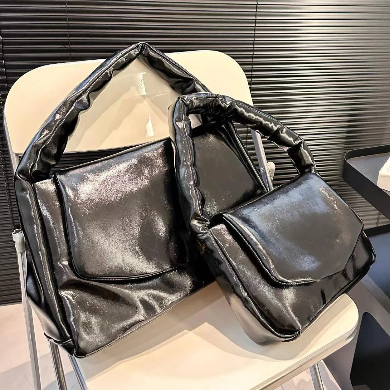 Designer Beach Bag: Lightweight Soft Leather Shoulder Tote, Elegant ...