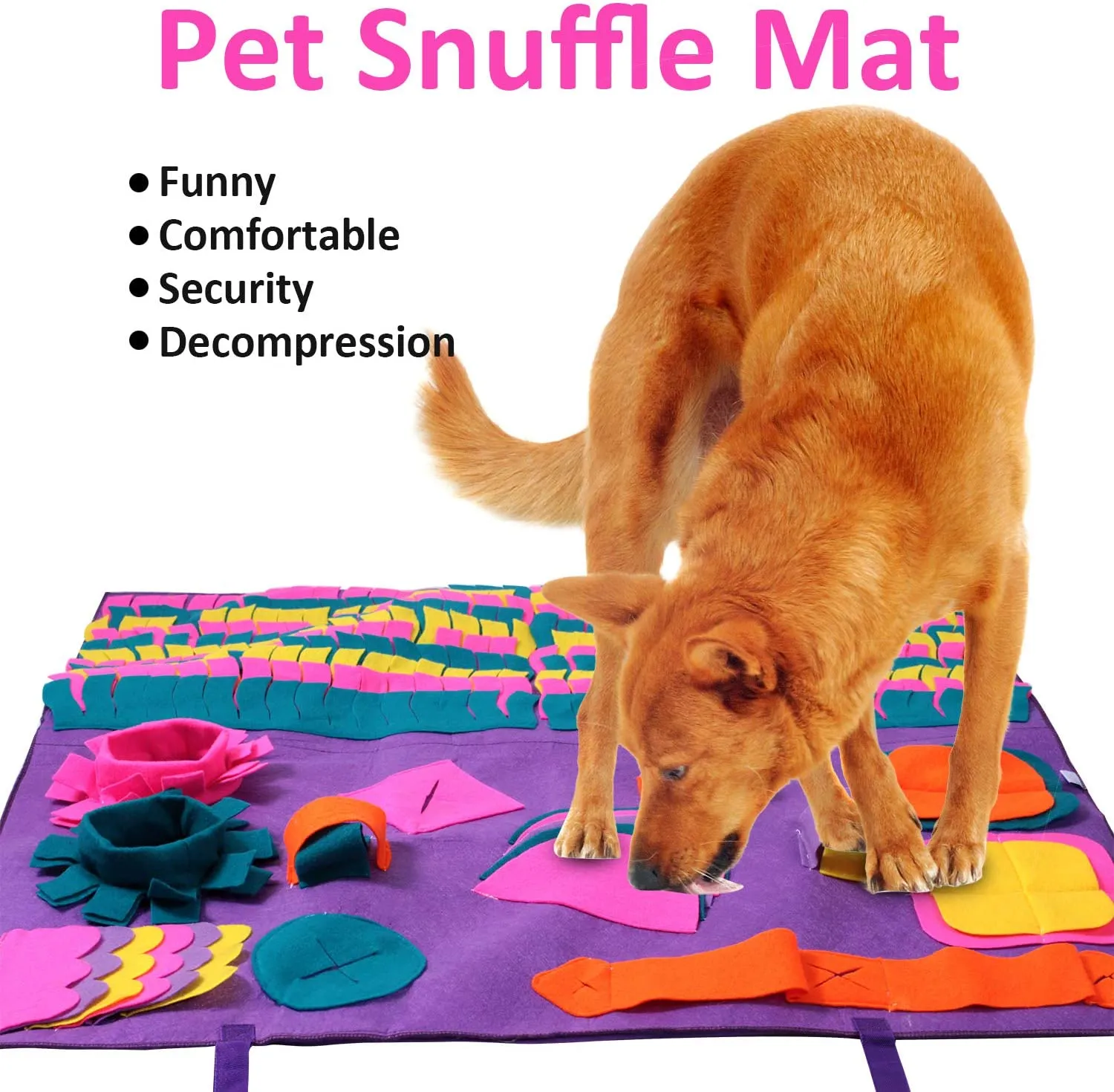 Velvet Pet Snuffle Mat: Large Slow Feeder Training Toy for Dogs - Shop ...