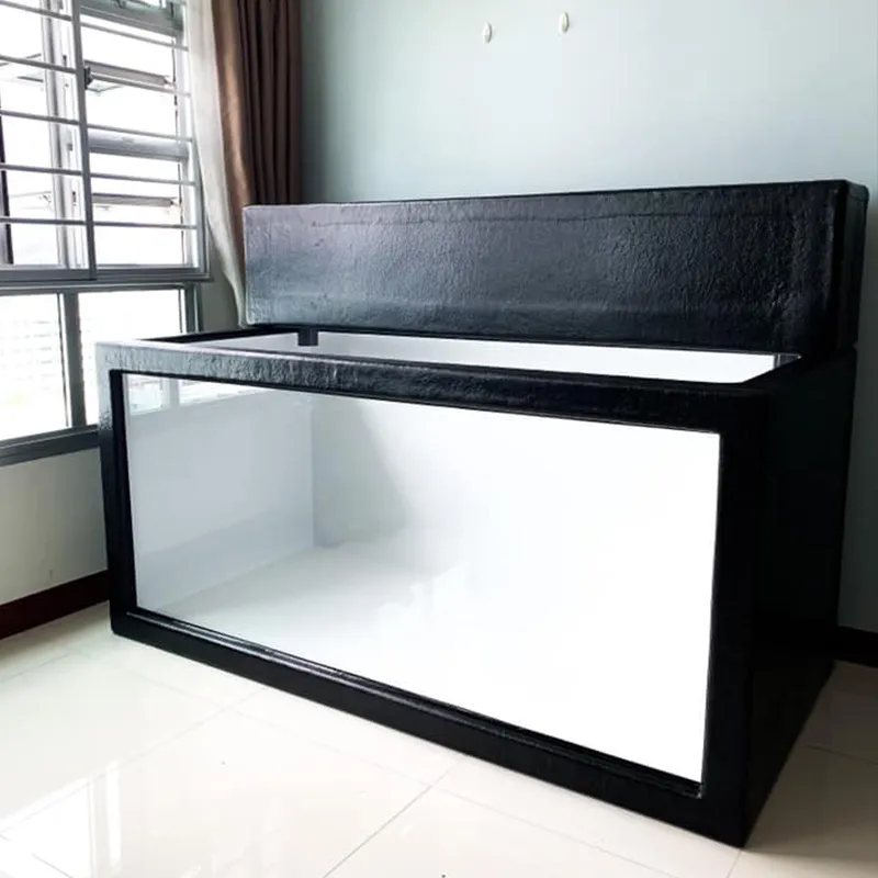 Large Modern Fiberglass Fish Tank with Viewing Window - Ideal for Koi ...