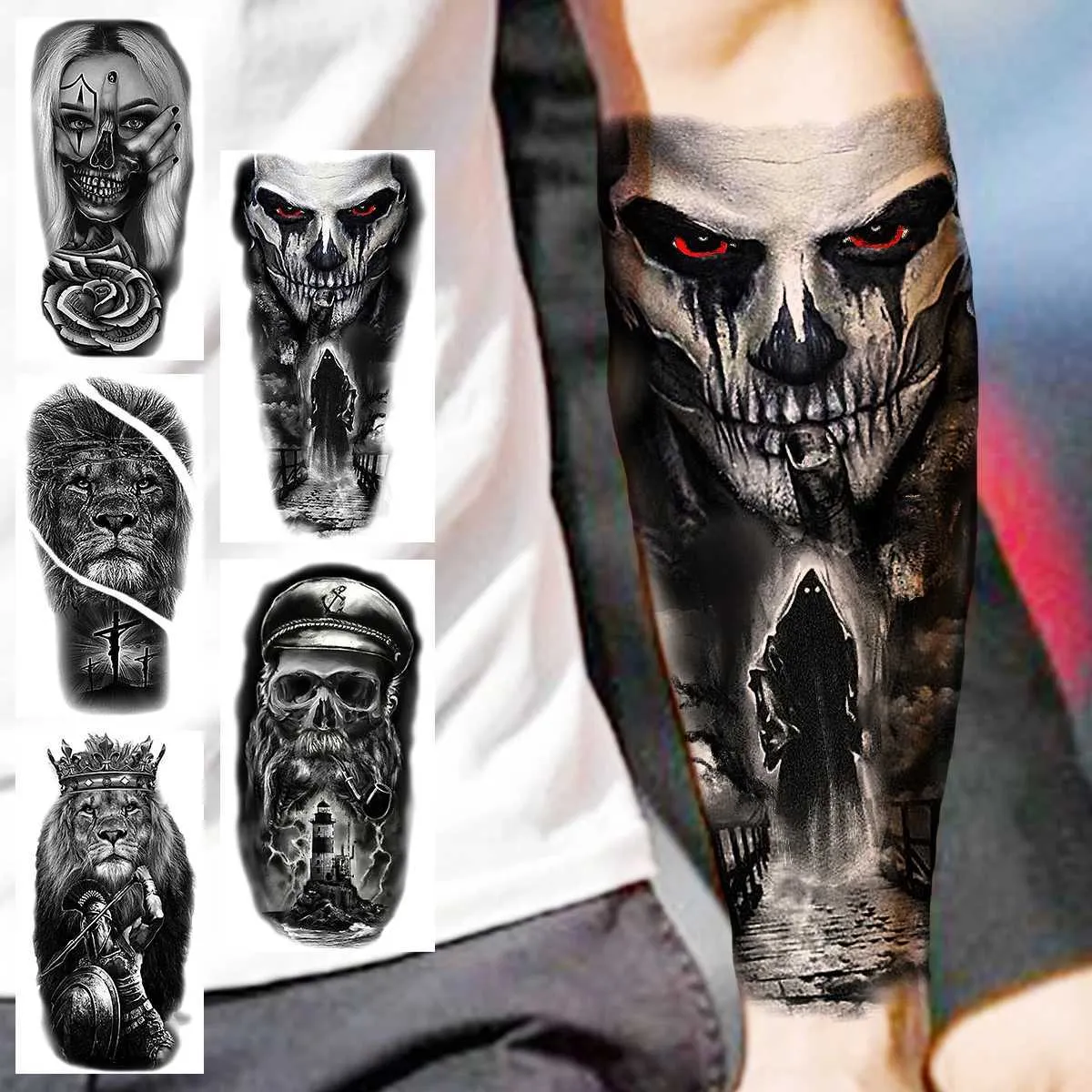Scary tattoos for men - Bronctattooaus.com