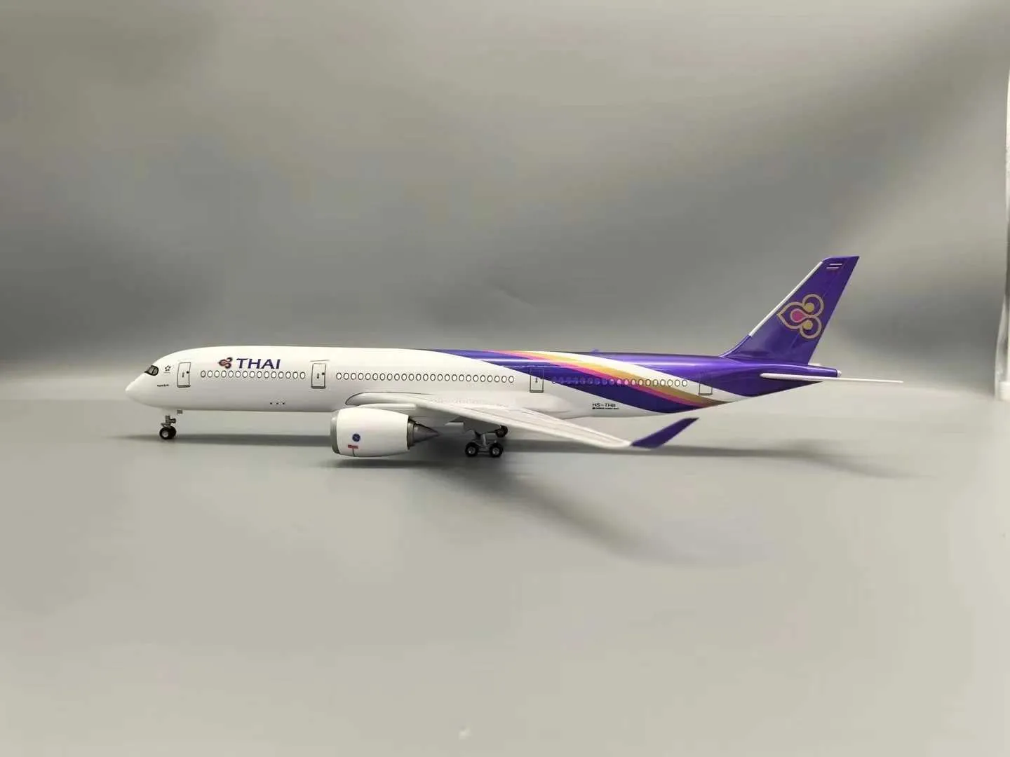 Thai Airways A350 Passenger Aircraft Model 3 Long Range 47CM Scale ...