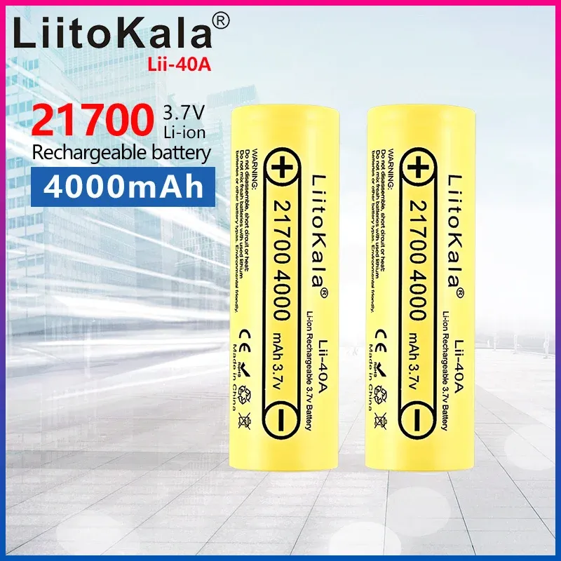 DHgate.com:LiitoKala Lii-40A 21700 4000mAh Rechargeable Battery: High ...