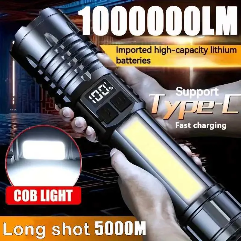 High Power Rechargeable Led Flashlight Very Strong... From Urban ...