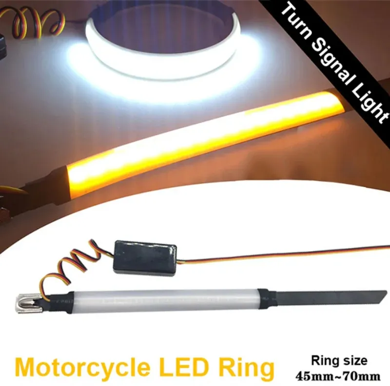Flexible LED Turn Signal Strip For Car, Motorcycle Exhaust, And ...